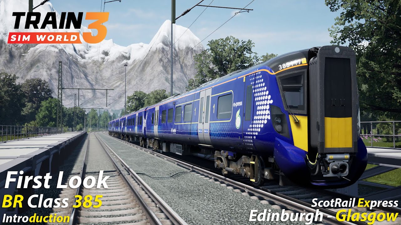 First Look ScotRail Express: Edinburgh - Glasgow : BR Class 385 ...