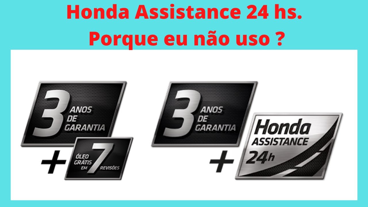 HONDA ASSISTANCE 24HS, O QUE É ? PARA QUE SERVE ? - YouTube