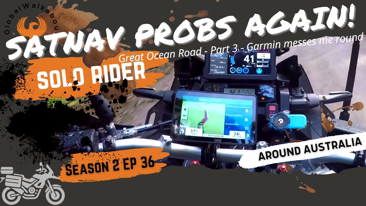 Garmin Zumo XT - screws up AGAIN! - Great Ocean Road 3 - S2 EP36 - YouTube