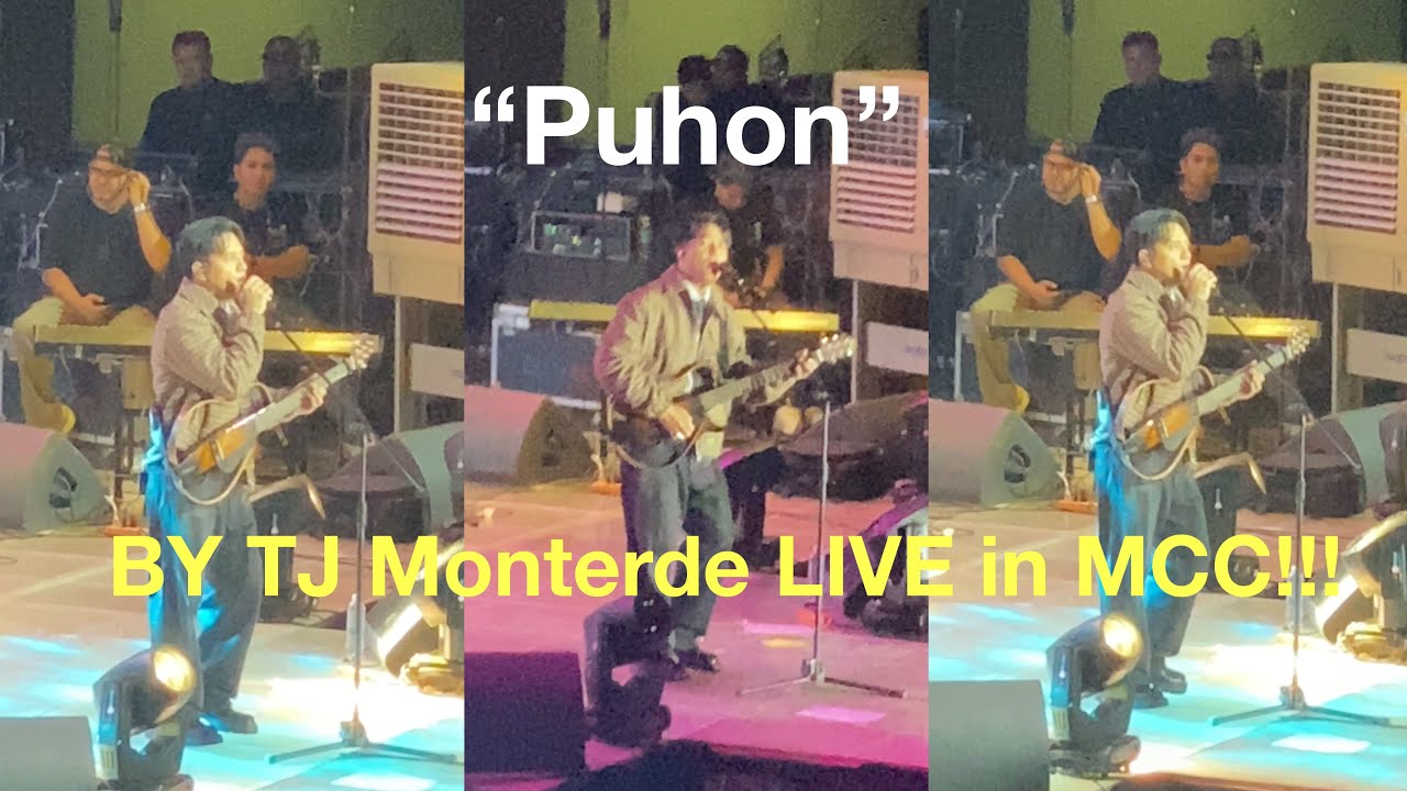 “Puhon” LIVE by TJ Monterde in MCC Tubod, Lanao del Norte - YouTube