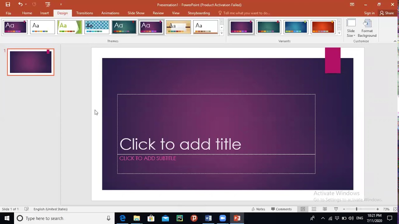 PowerPoint Basics | Themes | Header Footer | Slide Show - YouTube