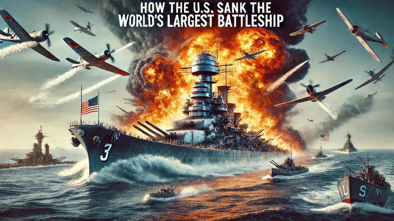 How the U.S. Sunk the World’s Largest Battleship – The Fall of Yamato 🔥 ...