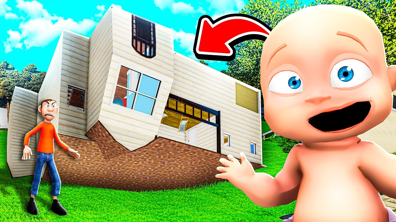 FLIPPING my Daddy's House UPSIDE DOWN! (Who's Your Daddy) - YouTube