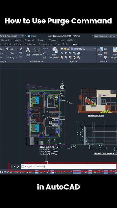 How to Use Purge Command in AutoCAD | Clean AutoCAD Drawings from Unnecessary Objects - YouTube
