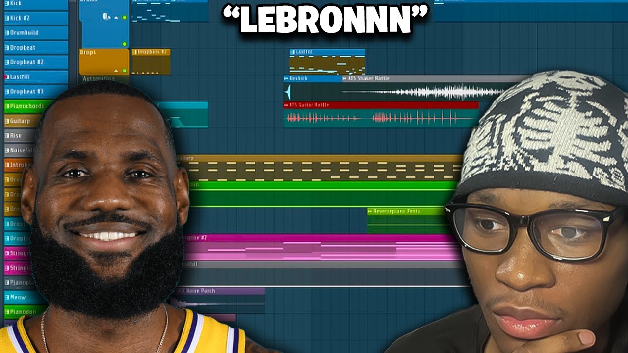 I MADE A LEBRON GLAZE SONG - YouTube
