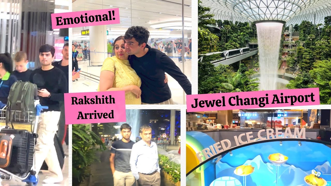 Emotional Day at Jewel Changi Airport | Emotional Story | My Son's ...