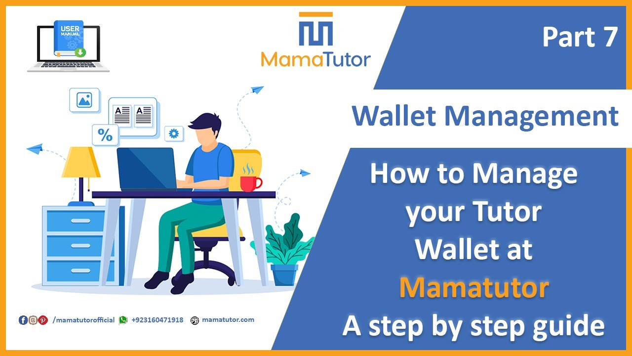 How manage Tutor Wallet at Mamatutor step by step guide Part 7 - YouTube