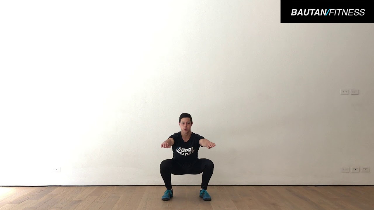 Squat Hold / Sentadilla Isométrica - YouTube