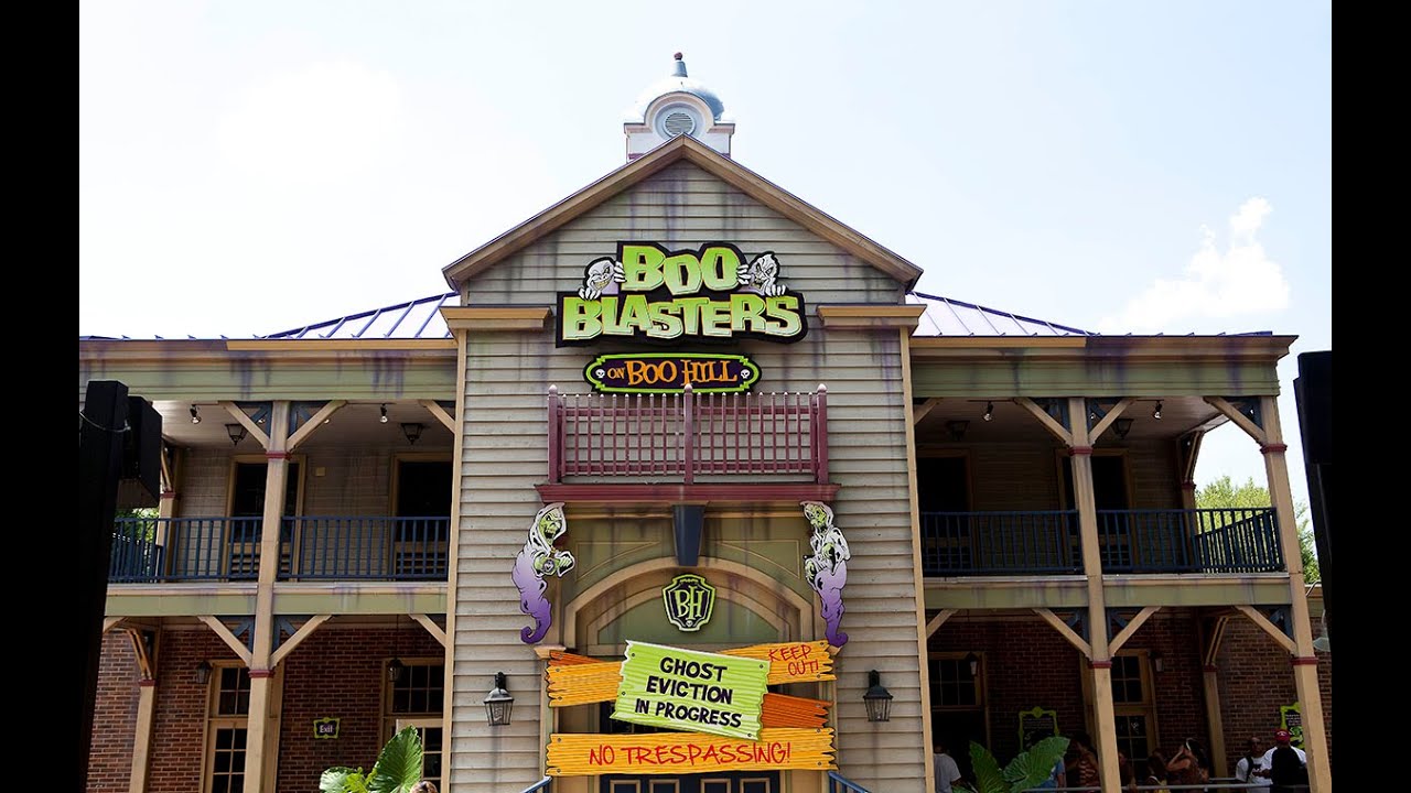 Boo Blasters on Boo Hill | Dark Ride POV | Carowinds Theme Park - YouTube