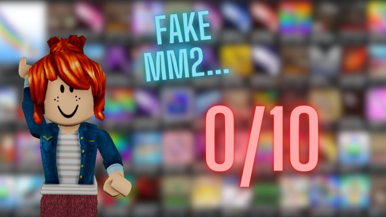 RATING FAKE MM2 GAMES... *BAD* - YouTube