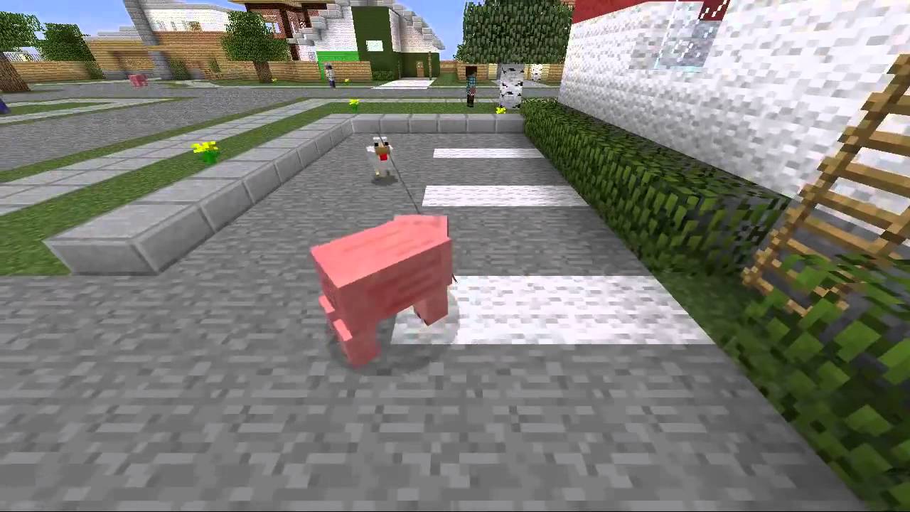 PIG SIMULATOR : Goat Simulator in Minecraft! TDM - YouTube
