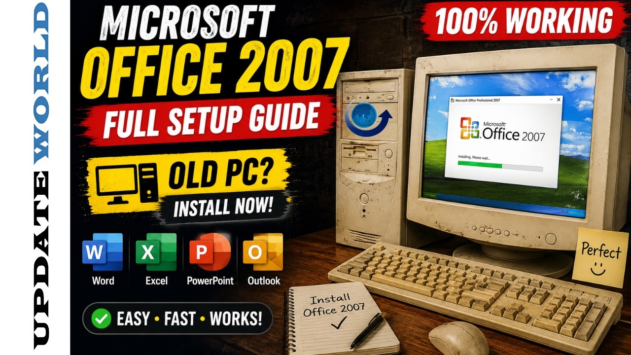 Microsoft Office 2007 Installation Guide (Full Setup) || Still Using ...