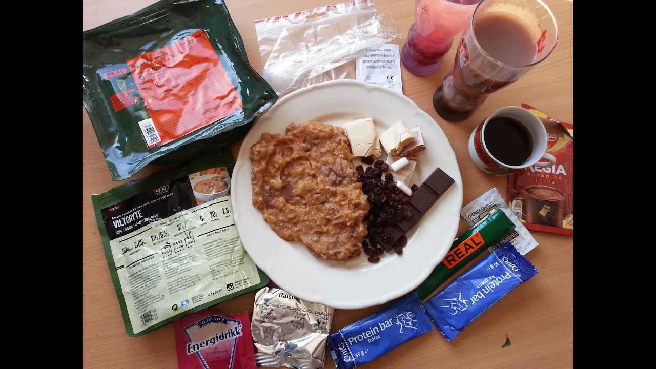 Norwegian Army MRE Arctic Field Ration Menu 9: Game Casserole - YouTube