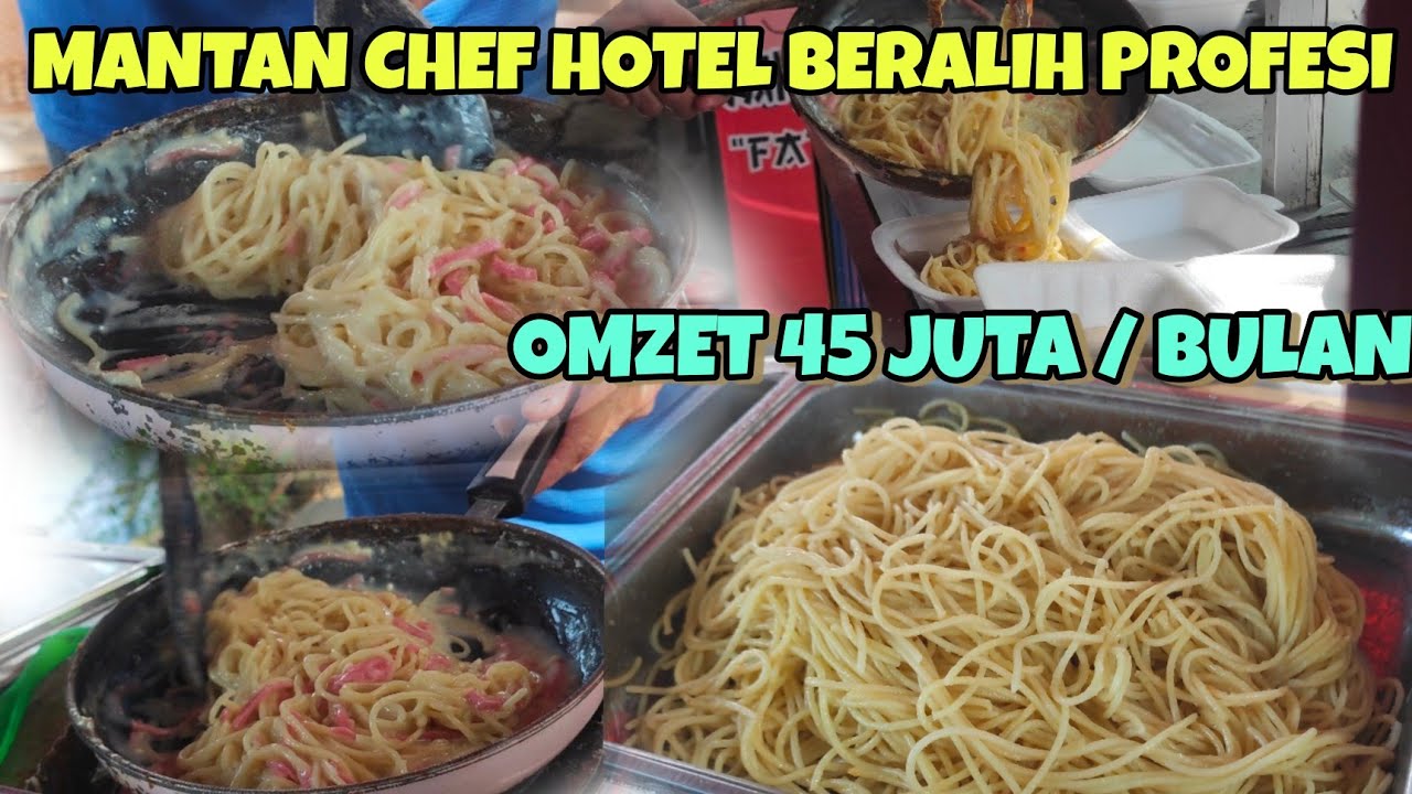 HITUNGAN JAM 200 PORSI SPAGHETTI CARBONARA LUDES OMSET 45 JUTA / BULAN - YouTube