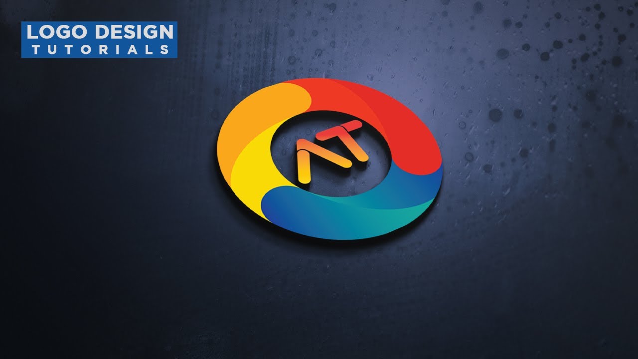 Logo design tutorial illustrator for beginners - YouTube