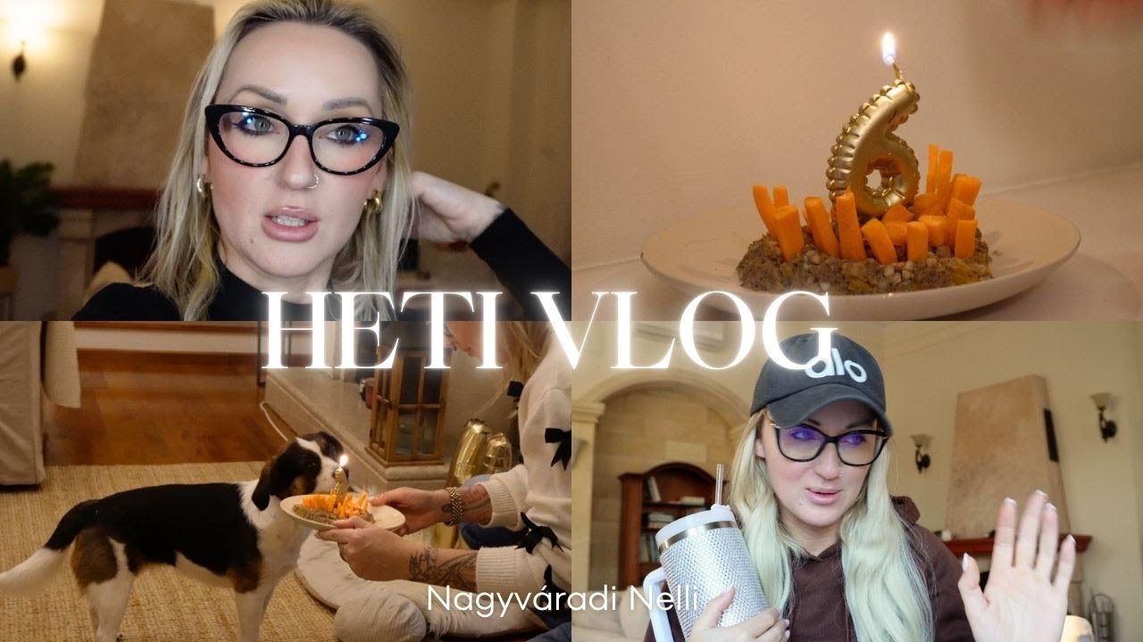 Heti vlog | ÉNB buli, Holly szülinap, Új haj | Nagyváradi Nelli - YouTube
