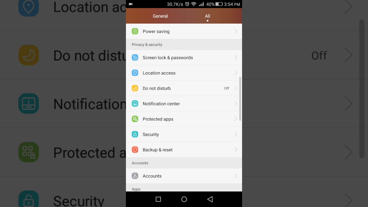 Enable unknown sources on huawei Y5 II - YouTube