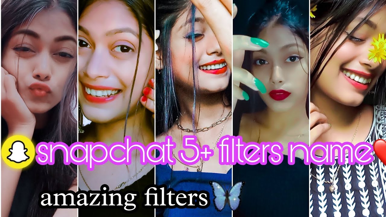 Snapchat 5+ filters name 👻 ||snapchat top filters||Amazing photo ||# ...