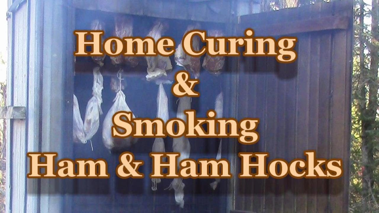 Home Raised, Home Cured Ham & Ham Hocks! - YouTube
