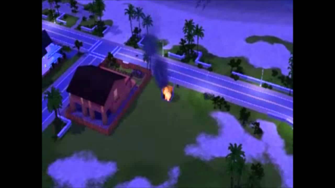 How To Start A Fire In The Sims 3 - YouTube