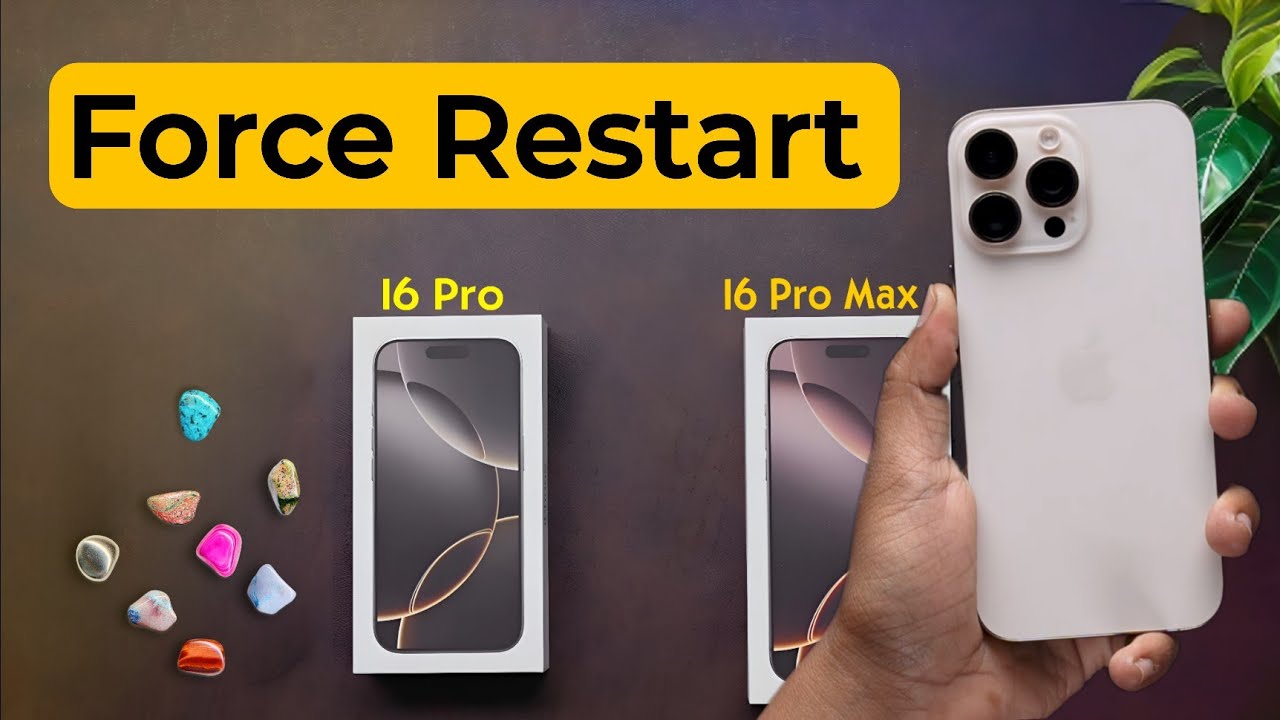 How to Force Restart on iPhone 16 Pro/ iPhone 16 Pro Max (No Data or ...