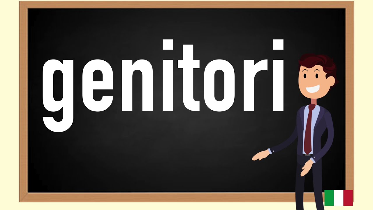 How to pronounce genitori in Italian - YouTube
