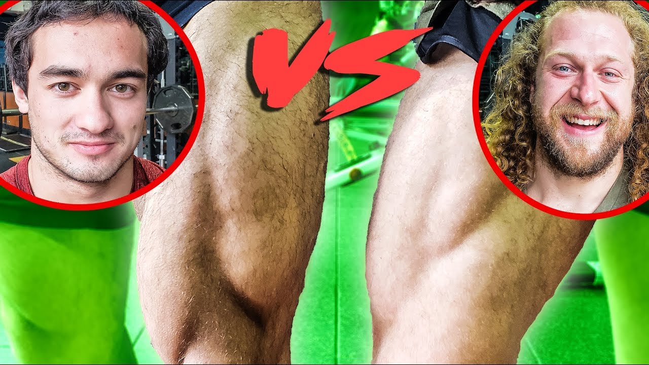 WHO BUILDS BETTER LEGS? WEIGHTLIFTER VS BODYBUILDER - YouTube