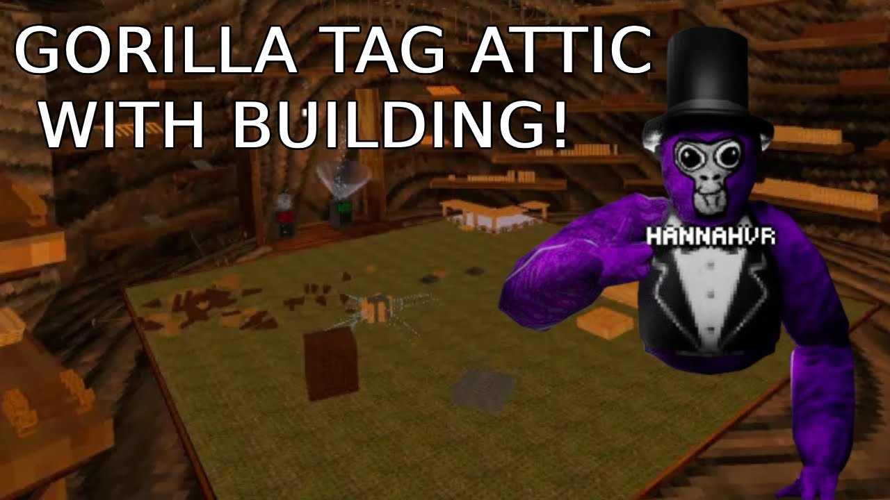 I built a house in GORILLA TAG?! @Pooshie160 - YouTube