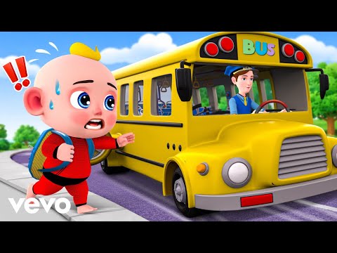 School Bus Adventure! 😥🚌 Wheels on the Bus 🚍 School Bus Rules & Kids Songs #PIBLittleBabyVEVO
