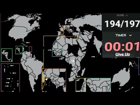 Can a Geography Nerd Complete the Erase the World Quiz? - YouTube