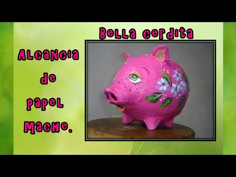 Como realizar una alcancía en papel - Imagui