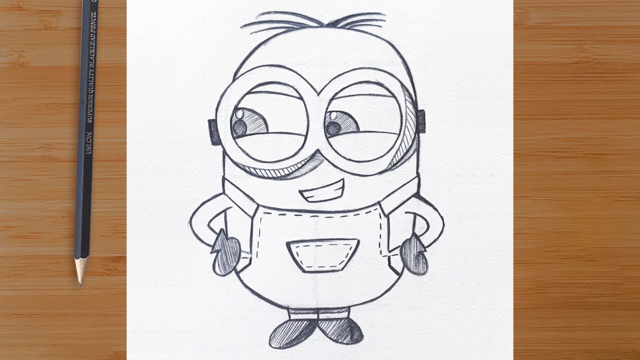 How to Draw a Minion 😄 Step by Step Easy ️ - YouTube