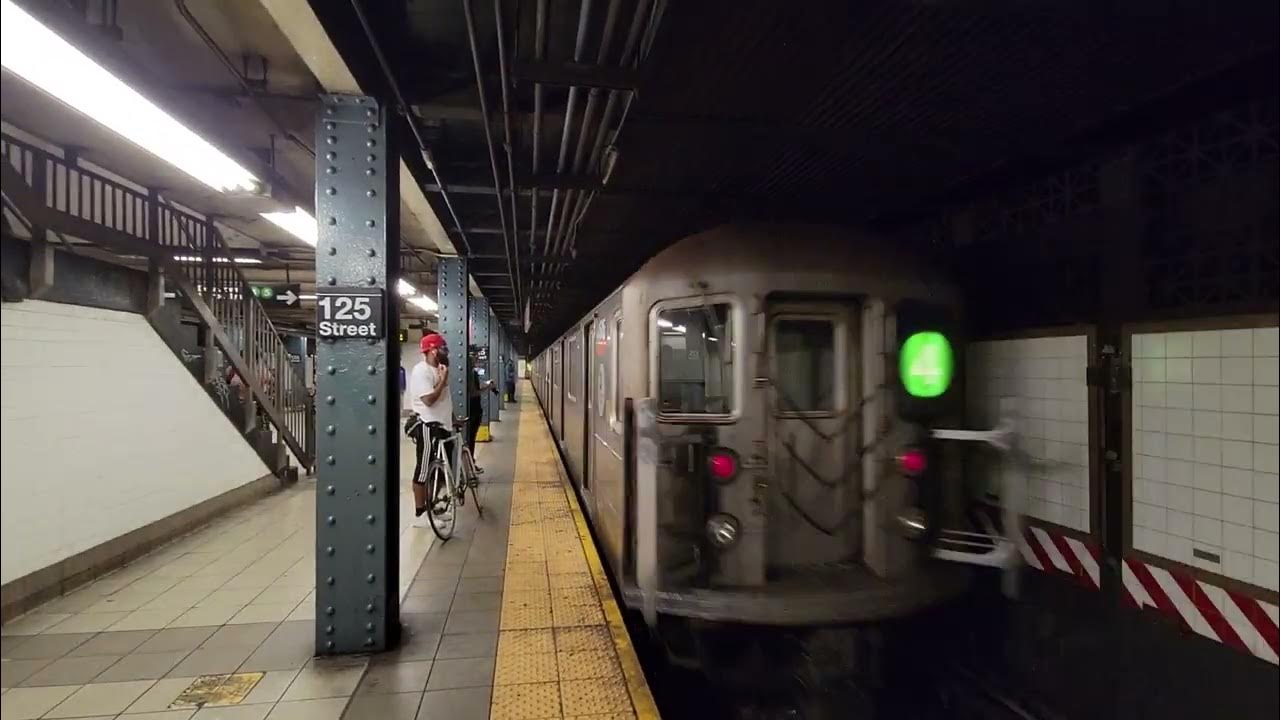 MTA NYCT Subway: R62 (4) Train Departs 125 Street - YouTube