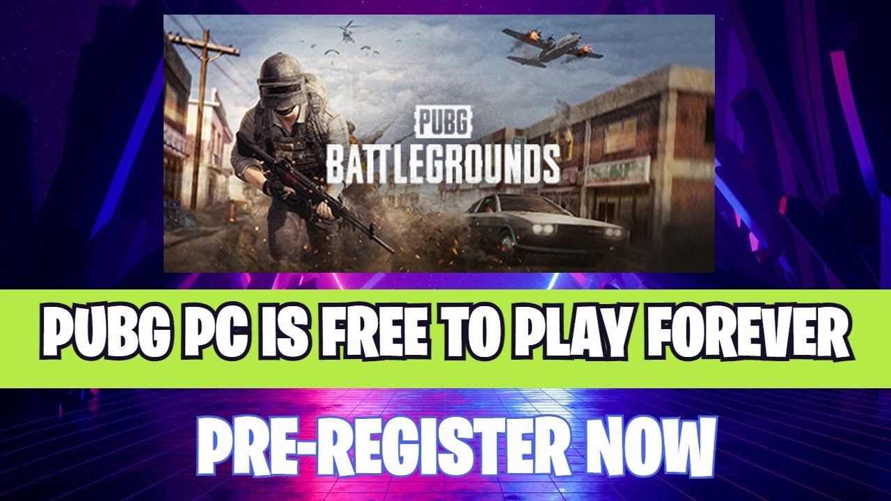 PUBG PC *Free To Play* Pre-register NOW ! System Requirements | All ...