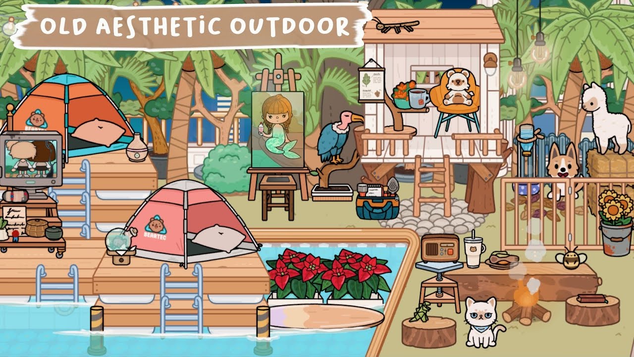 Toca Life World : OLD POOR AESTHETIC OUTDOOR MAKEOVER | TOCA BOCA ...
