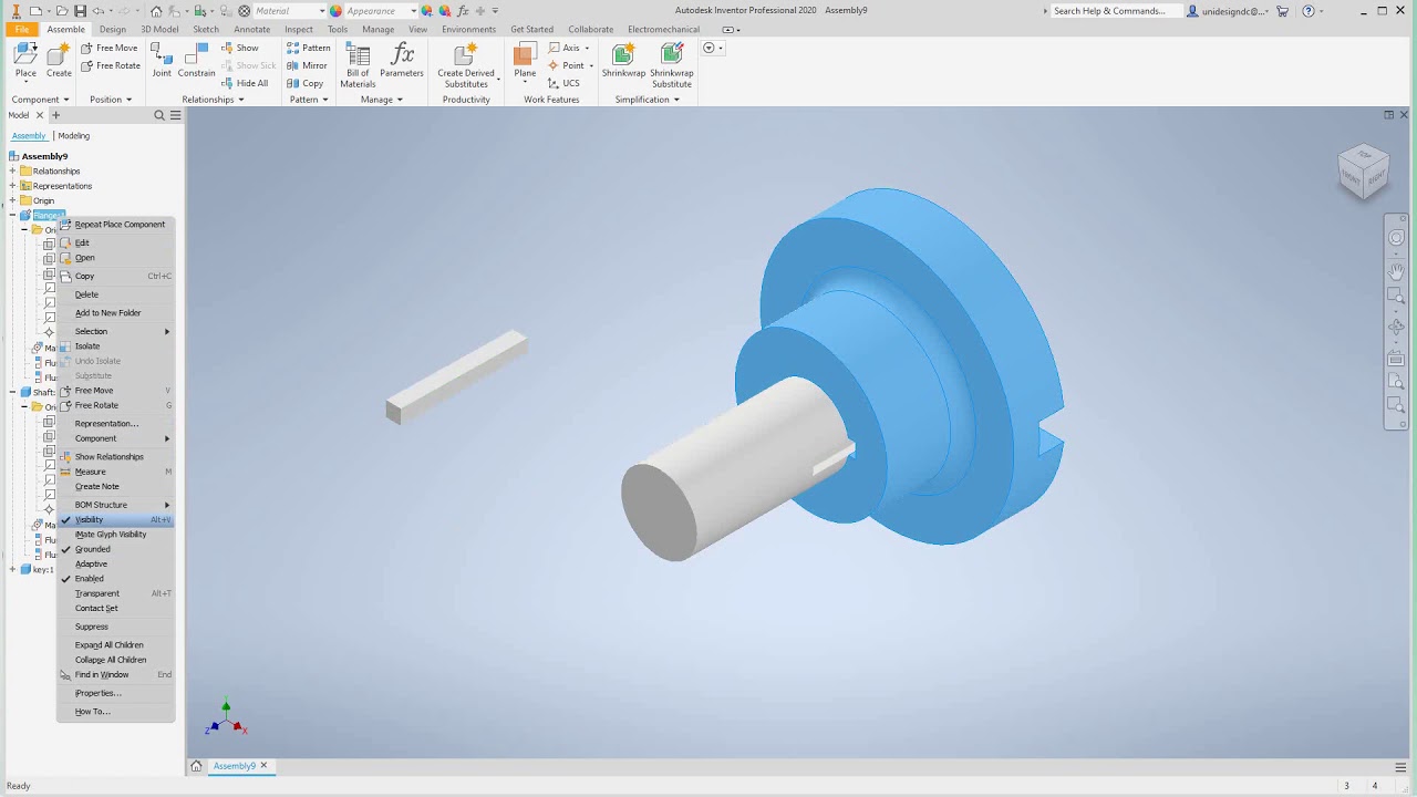 Inventor Basics Assembly Youtube