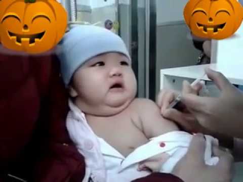 Cute baby injection Crying 96 - YouTube