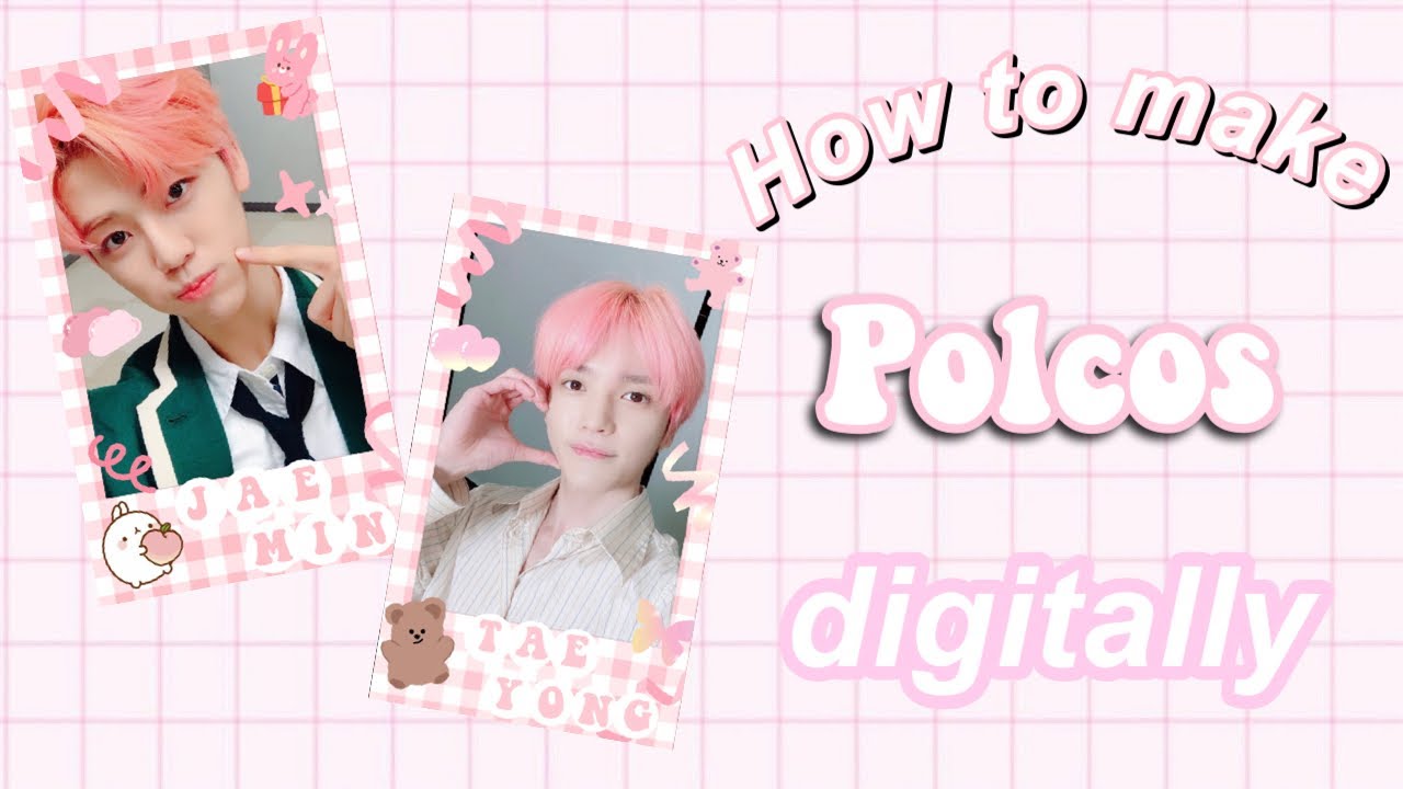 how I make polcos digitally 🌸 (using PicsArt) - YouTube
