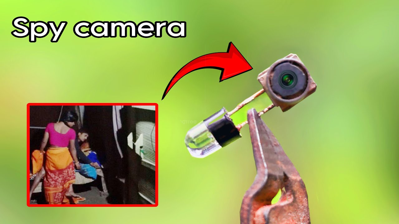 How to make spy camera at home using ir sensor and phone camera - YouTube