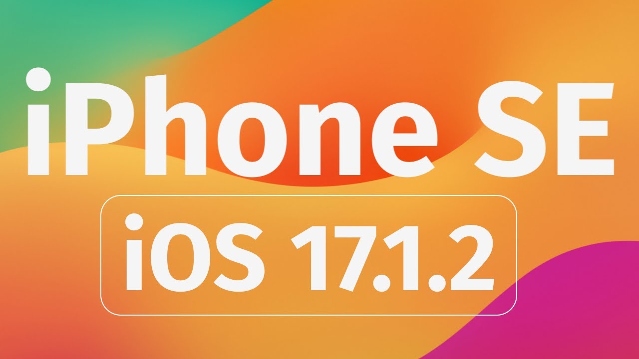 How to Update to iOS 17.1.2 - iPhone SE - YouTube