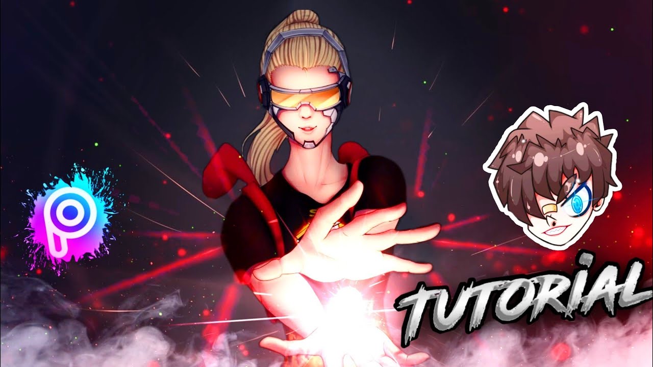 How To make Cartoon Thumbnail Like Ruok FF & White444 🔥 Picsart ...