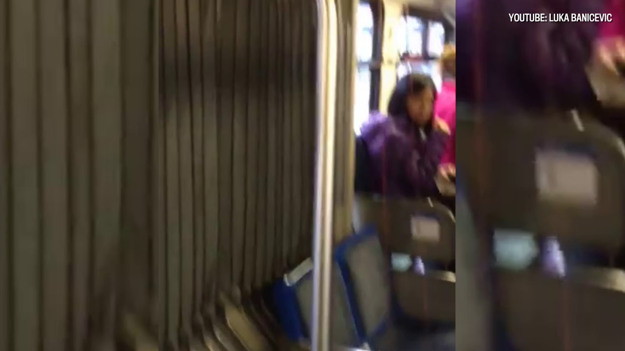 Fluid leak on Vancouver bus frightens passengers - YouTube