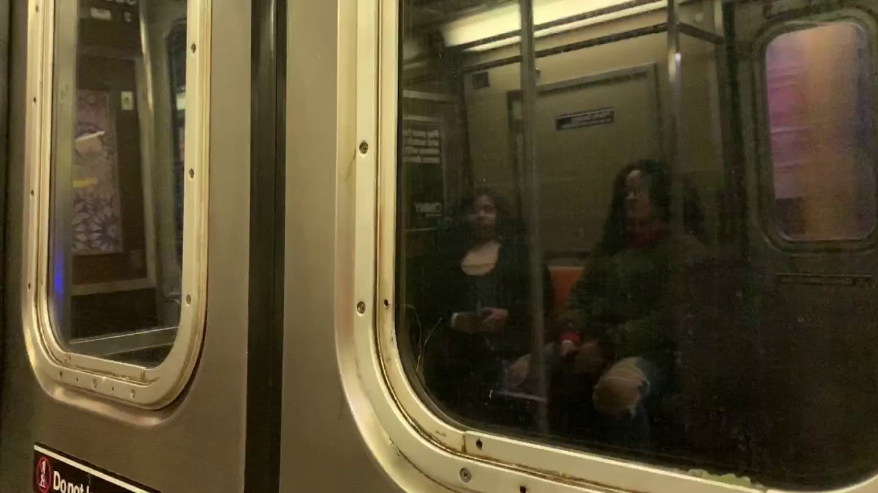 On Board R46 W Train from 34th St-Herald Square to Times Square-42nd St ...
