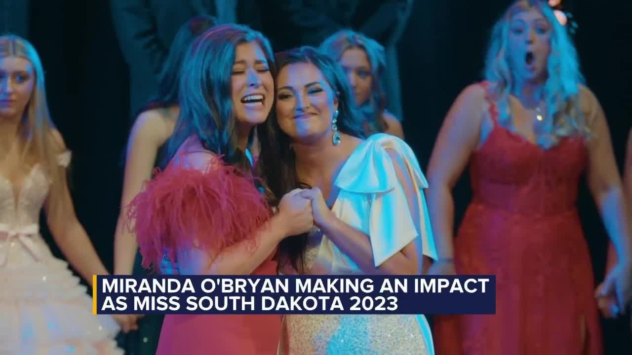 Miranda O’Bryan making an impact as Miss South Dakota 2023 - YouTube