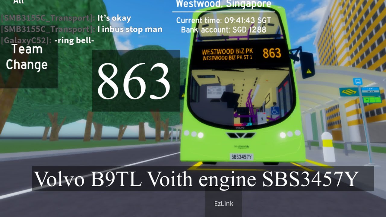 (Voith engine)Roblox Go-Ahead Singapore Volvo B9TL Voith engine ...