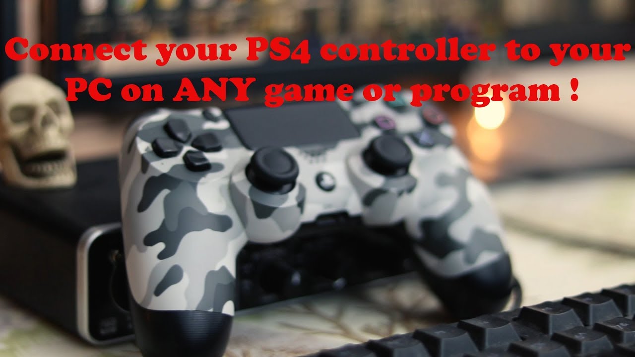 How to use a PS4 controler on your PC for any game with or without ...