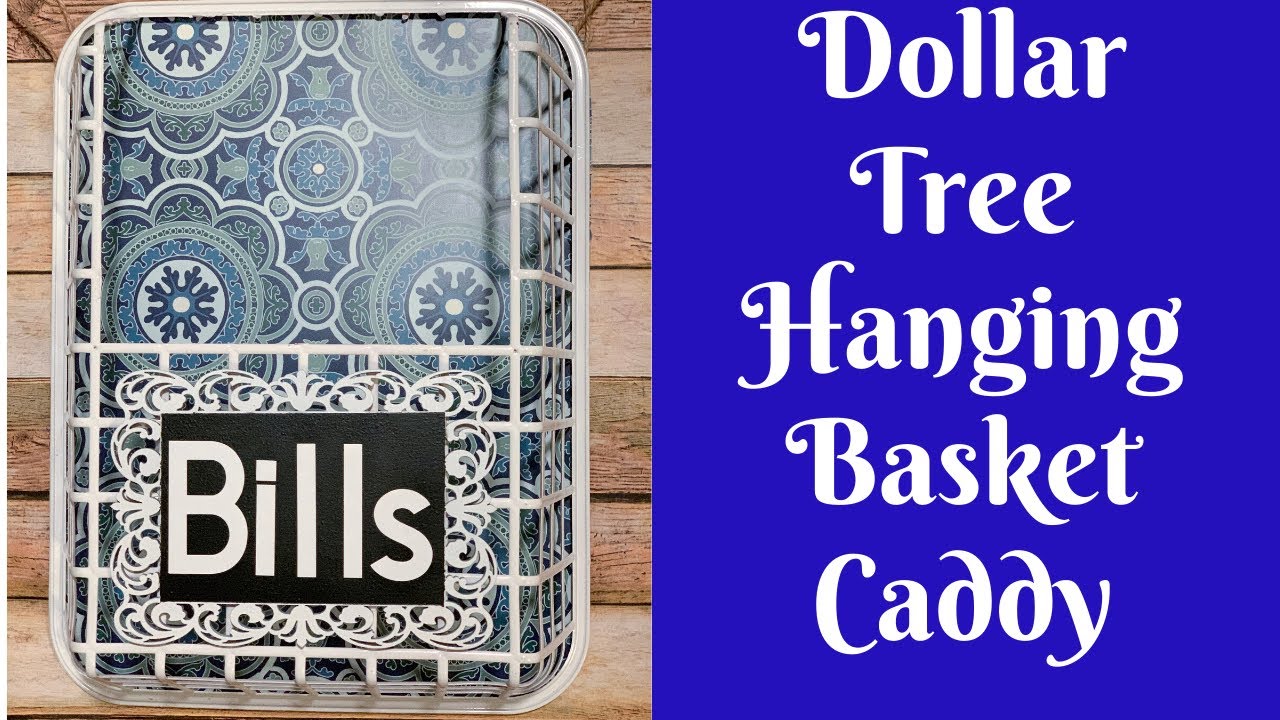 Everyday Crafting: Dollar Tree Hanging Basket Caddy - YouTube