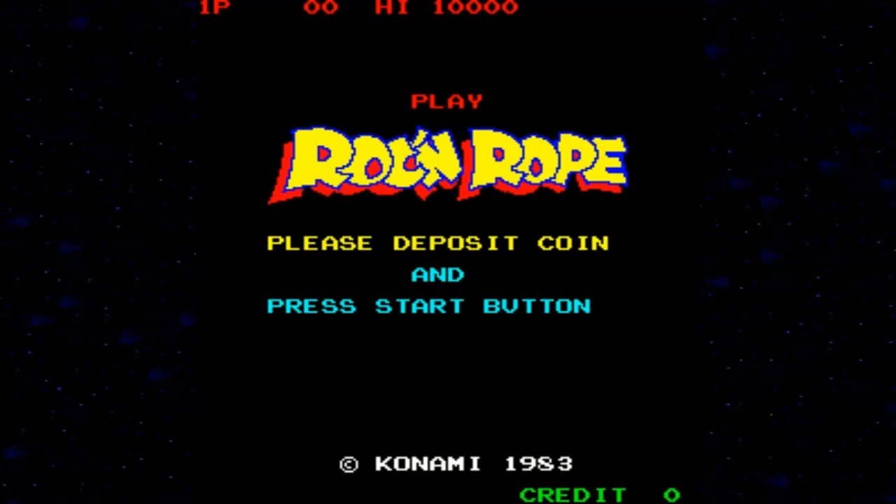 Roc'n Rope 1983 Konami Mame Retro Arcade Games - YouTube