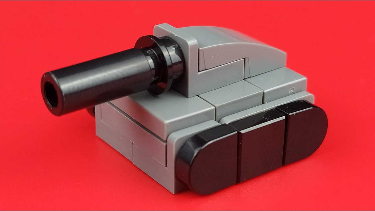 LEGO CITY MICRO (MINI) TANK 3 VEHICLE Tutorial - YouTube