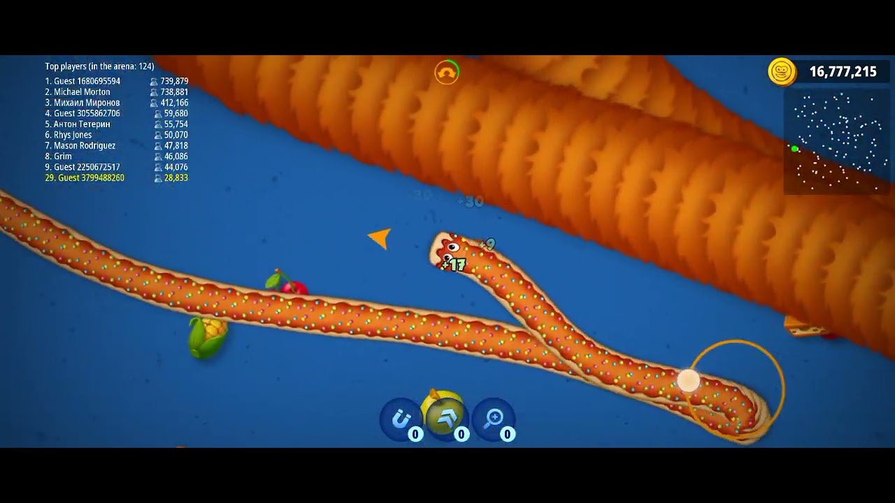 Worms Zone.io #001 Best Snake zone io Gameplay | Saamp wala game ...